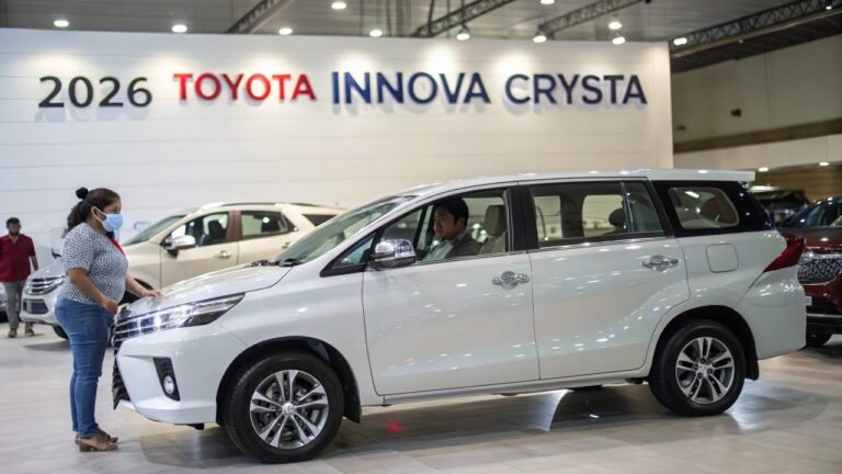 Toyota Innova Crysta 2026 Launched: Powerful Diesel MPV with Premium ...